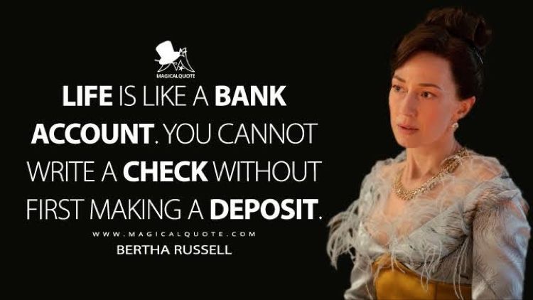 "Life is like a bank account" | Rowe Advisory